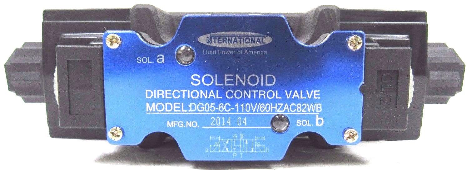NEW INTERNATIONAL DG05-6C-110V/60HZAC82WB CONTROL VALVE ...