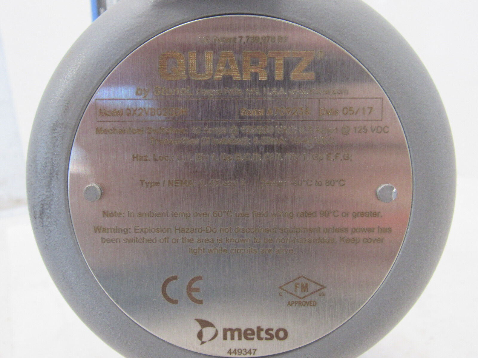 NEW METSO RECA03CJJSTA CONTROL VALVE QX2VB02SDM B1CU6/25L - SB Industrial Supply, Inc.