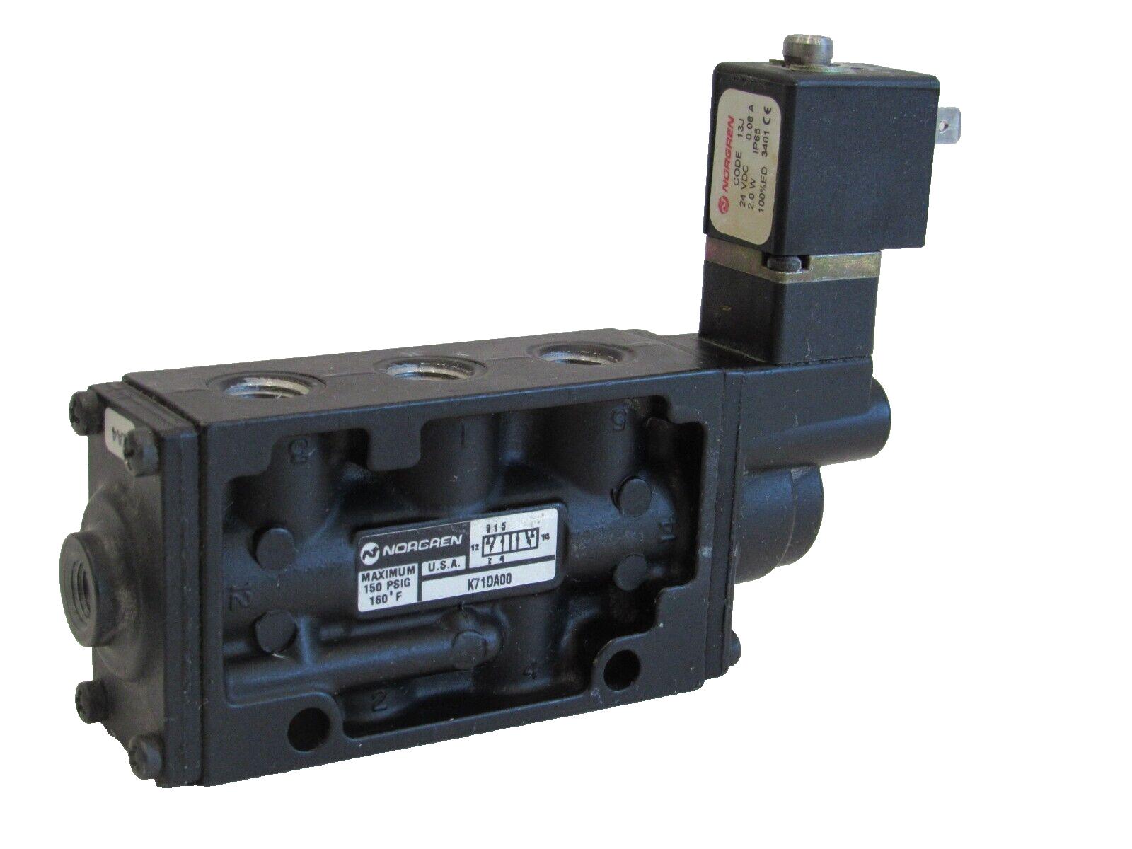 NEW NORGREN K71DA00 SOLENOID VALVE - SB Industrial Supply, Inc.