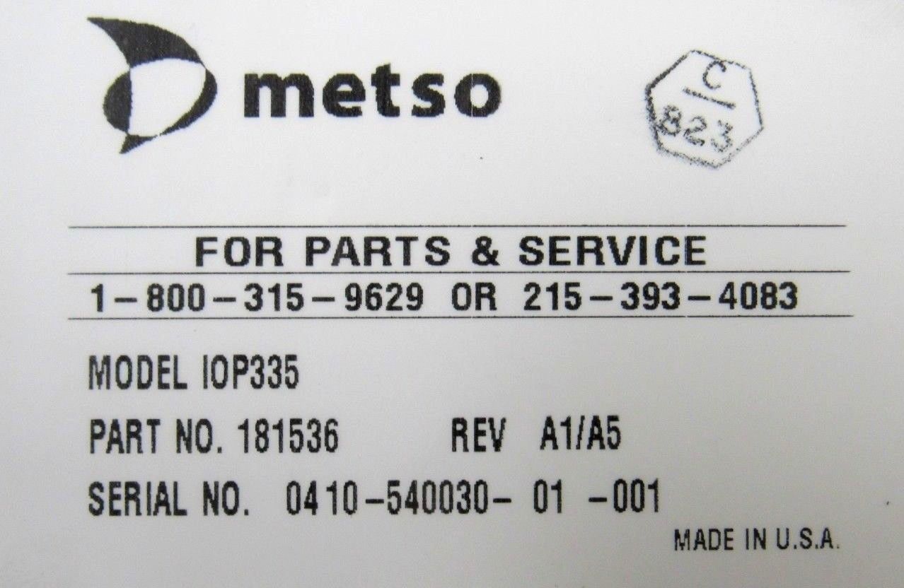 NEW VALMET METSO IOP335 COUNTER TIMER MODULE 181536 - SB Industrial ...