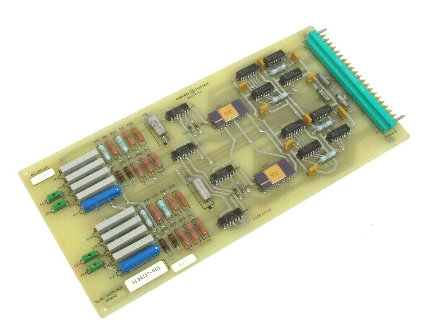 REFURBISHED GENERAL ELECTRIC 4136J57-G01 PROCESS CONTROL BOARD ...