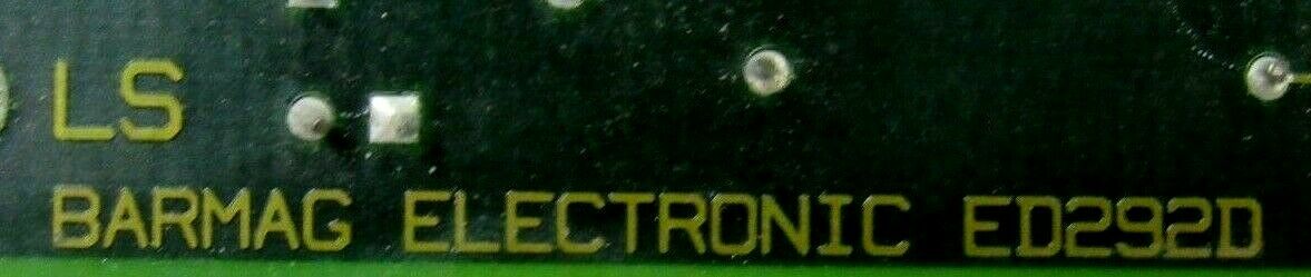 USED BARMAG ELECTRONIC ED292D CIRCUIT BOARD - SB Industrial Supply, Inc.
