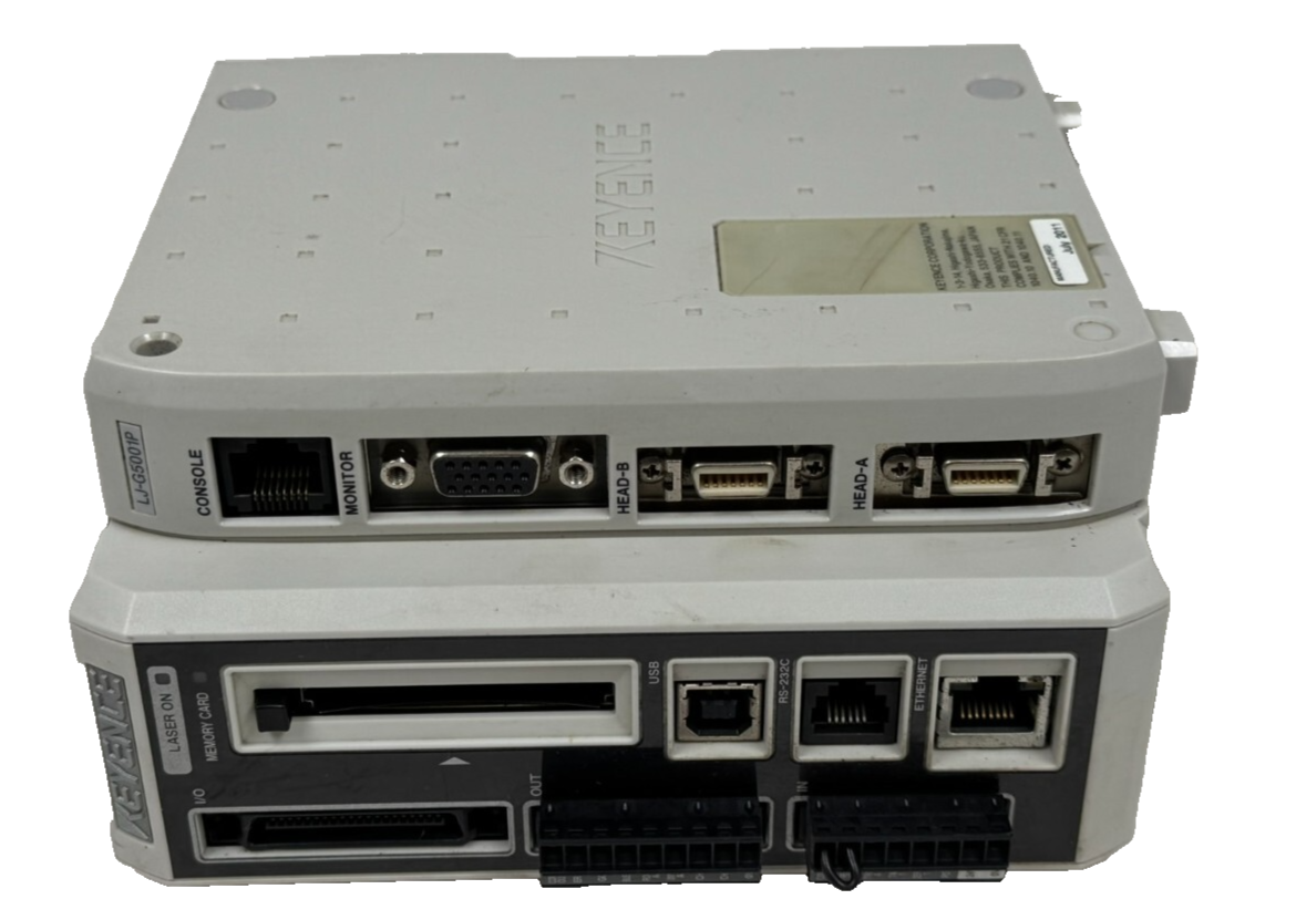 USED KEYENCE LJ-G5001P LASER CONTROLLER 800MA 24VDC LJG5001P - SB ...