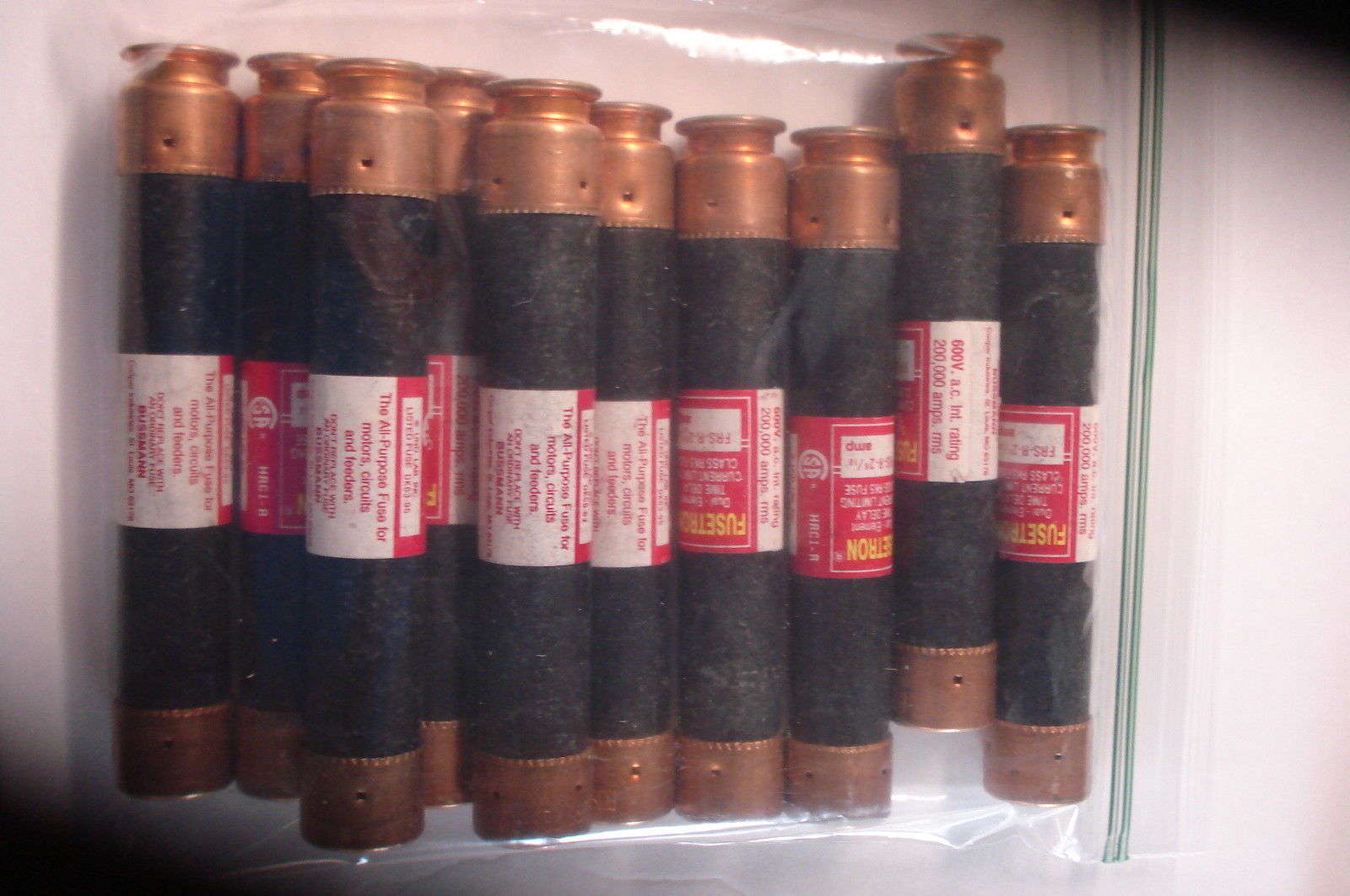 10 NEW BUSSMANN FRS-R-2 8/10 FUSES FRSR2 8/10 - SB Industrial Supply, Inc.