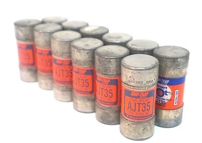 12 USED MERSEN AJT35 FUSES - SB Industrial Supply, Inc.