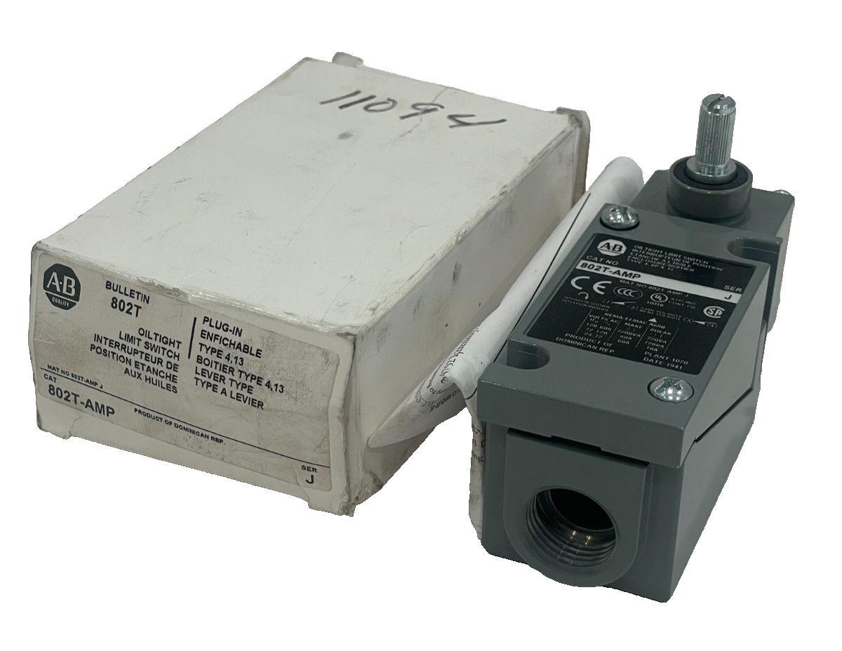ALLEN BRADLEY 802T-AMP LIMIT SWITCH SER. J 802TAMP NEW, SURPLUS - SB ...