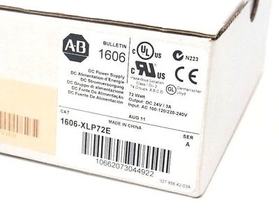 NEW ALLEN BRADLEY 1606-XLP72E POWER SUPPLY SER.A 1606XLP72E - SB ...