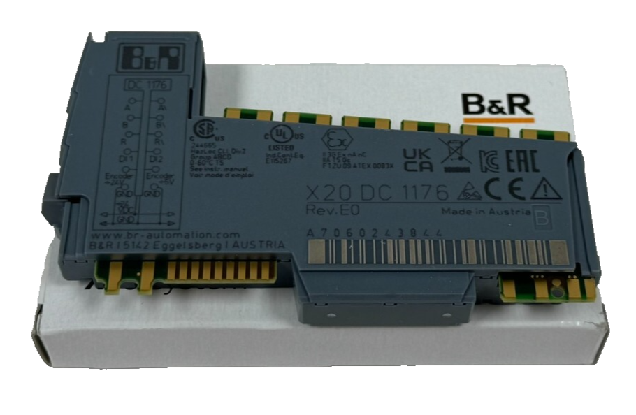 NEW B&R X20-DC-1176 INCREMENTAL ENCODER MODULE X20DC1176 REV. E0 - SB ...
