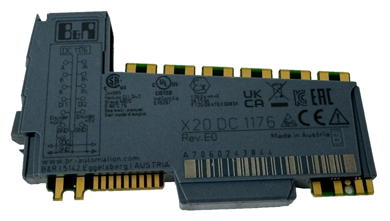 NEW B&R X20-DC-1176 INCREMENTAL ENCODER MODULE X20DC1176 REV. E0 - SB ...