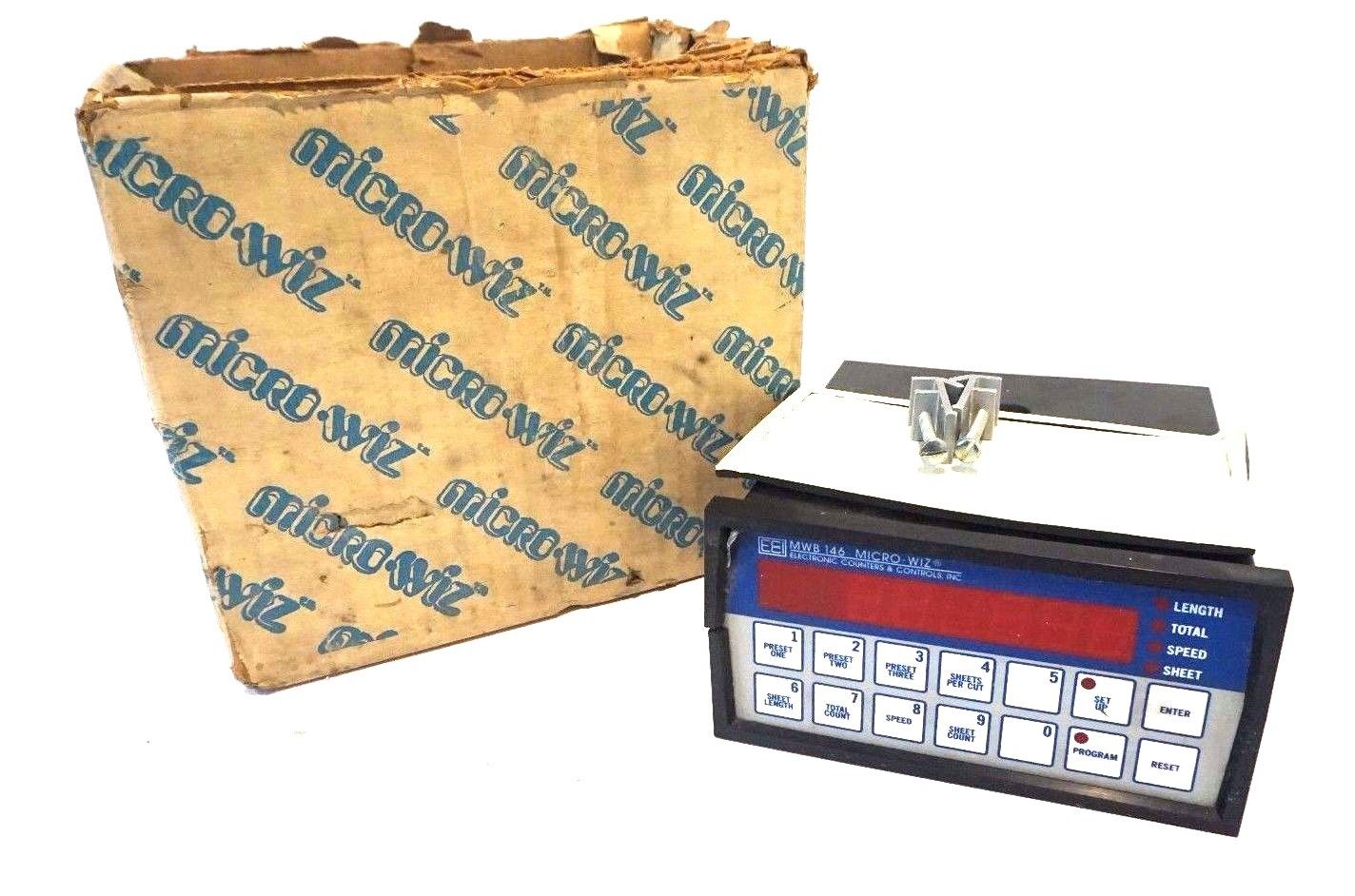 NEW ELECTRONIC COUNT & CONTROLS ECCI MWB146 CONTROLLER - SB Industrial ...