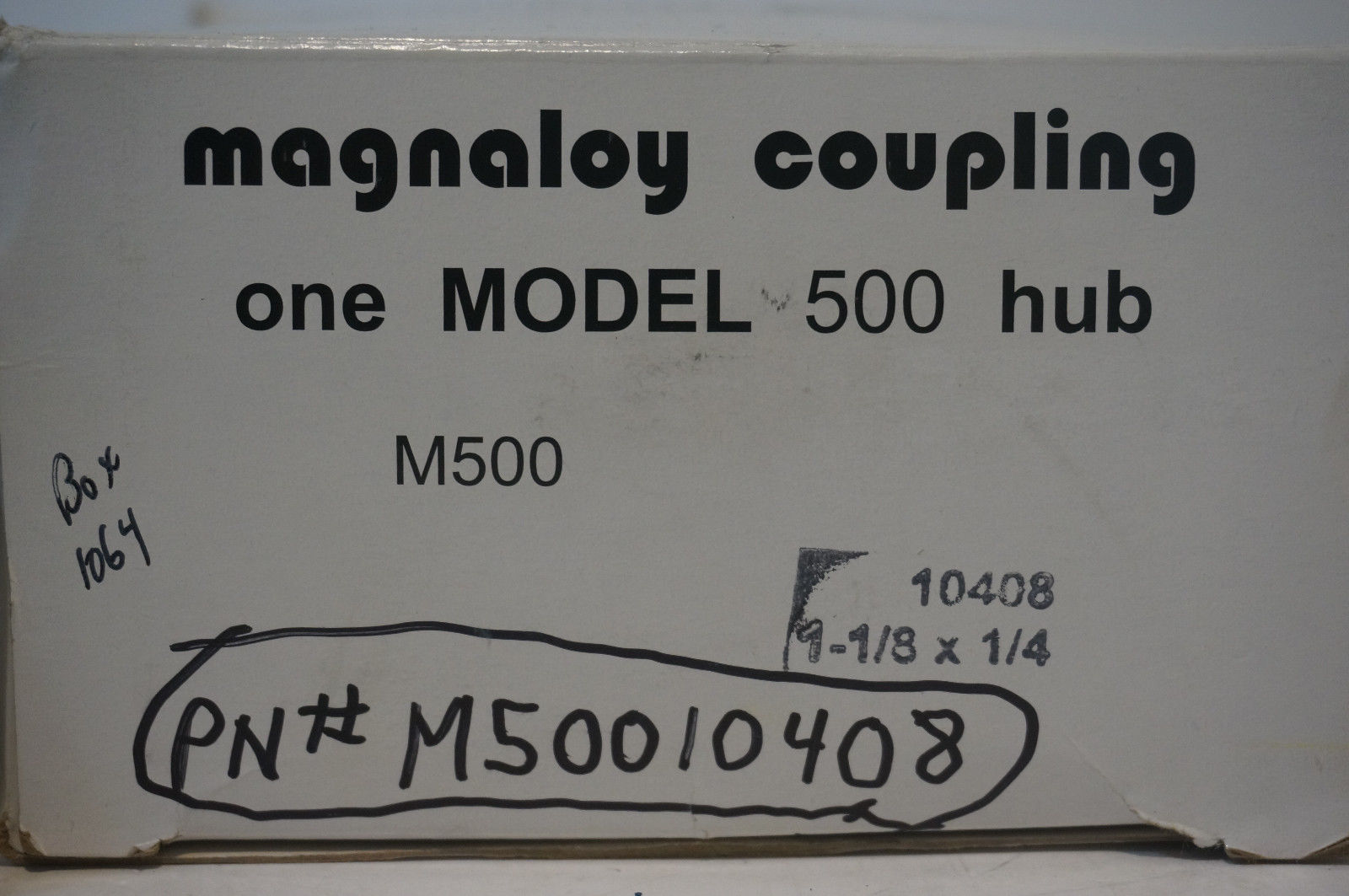 NEW MAGNALOY M500-10408 COUPLING HUB MODEL 500 M50010408 - SB ...