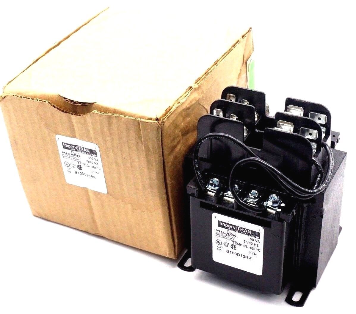 NEW MICRON IMPERVITRAN B150D15RK TRANSFORMER 150V 50/60 HZ - SB ...
