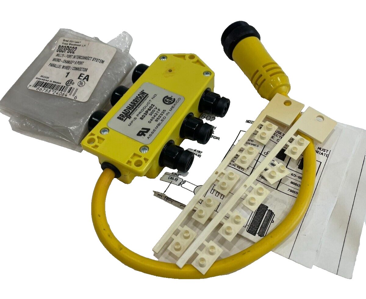 NEW MOLEX WOODHEAD 803P602 MICRO CHANGE BOX 6 PORT - SB Industrial ...