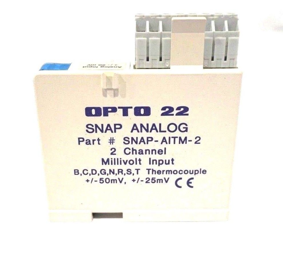 NEW OPTO 22 SNAP-AITM-2 MILLIVOLT INPUT MODULE SNAPAITM2 - SB ...