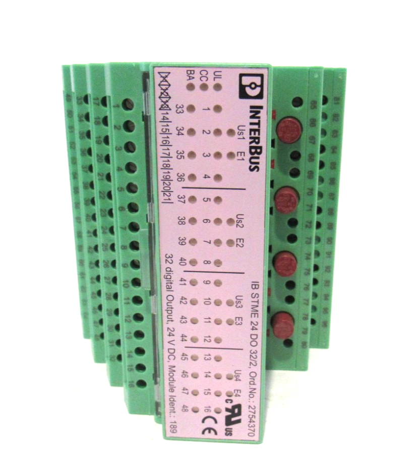 NEW PHOENIX CONTACT IB ST 24 DO32/2 INTERBUS I/O MODULE 2754325 ...