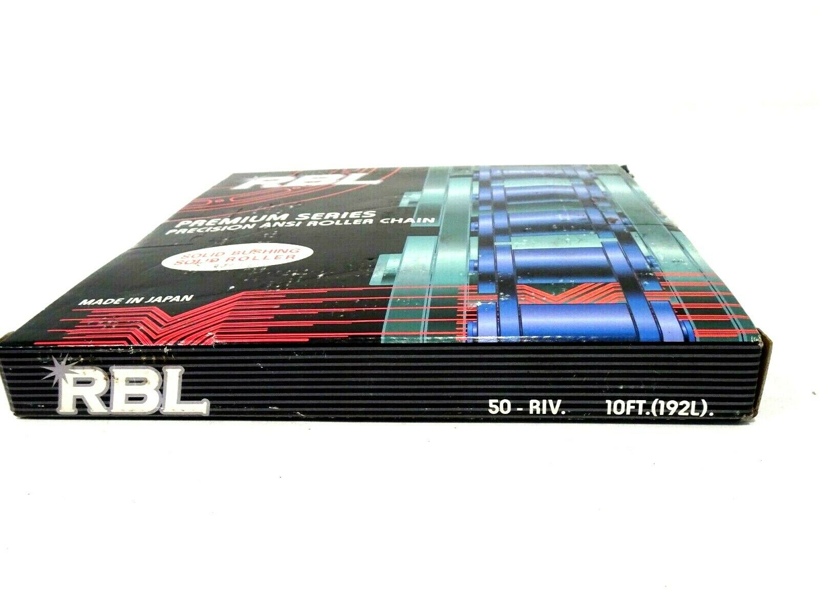 NEW RBL 50-RIV ROLLER CHAIN 10' 50RIV - SB Industrial Supply, Inc.