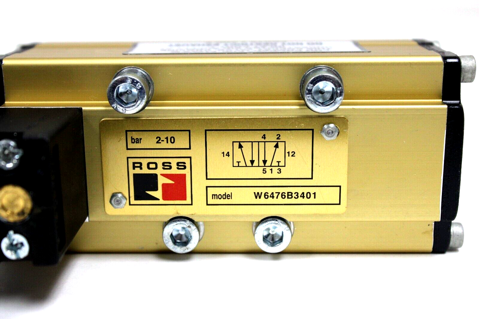 NEW ROSS CONTROLS W6476B3401Z SOLENOID VALVE W6476B3401 - SB Industrial ...