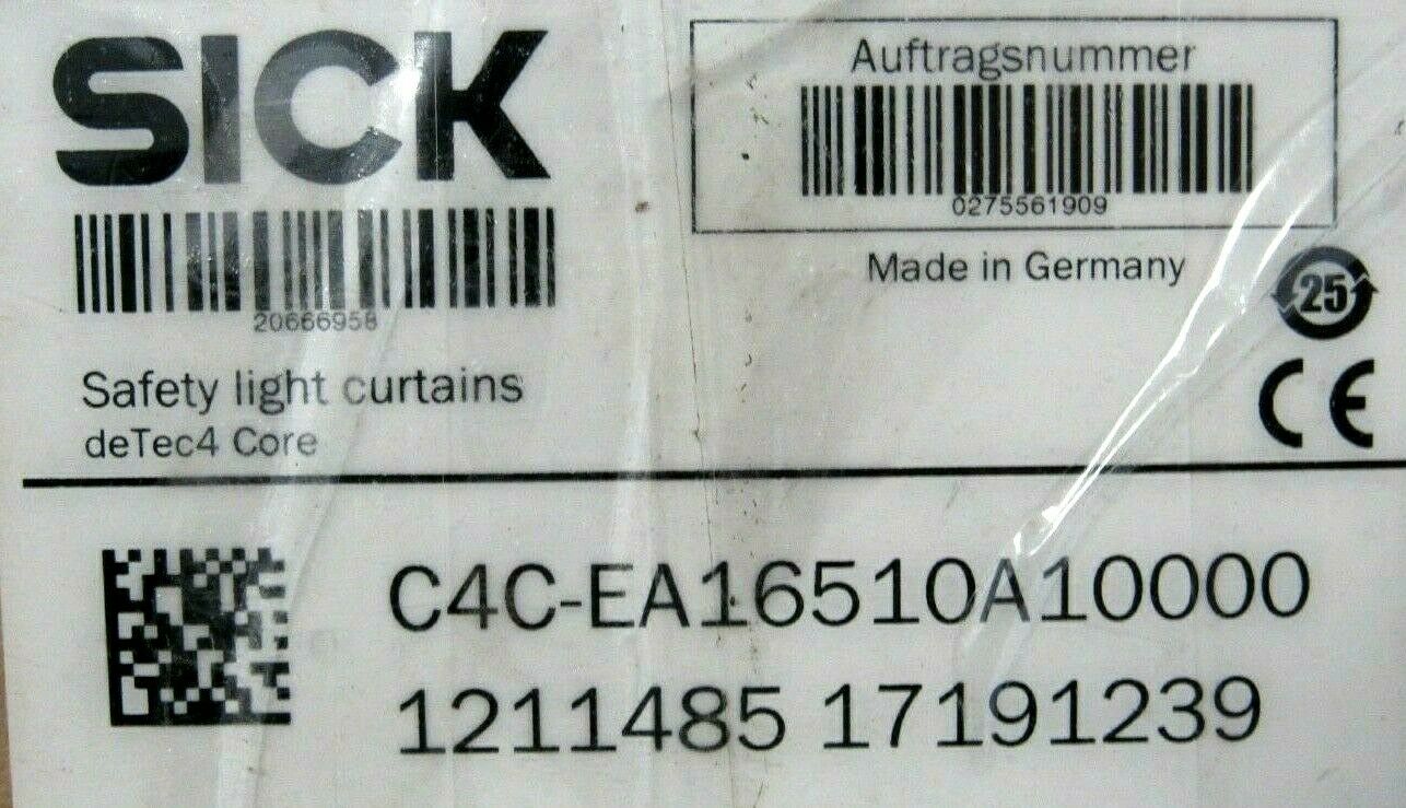 NEW SICK C4C-EA16510A10000 LIGHT CURTAIN DETEC4 CORE RECEIVER ...