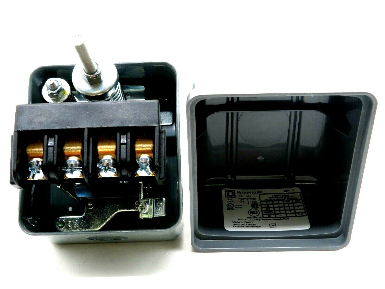NEW SQUARE D 9013-GHG2J63 PRESSURE SWITCH 9013GHG2J63 - SB Industrial ...