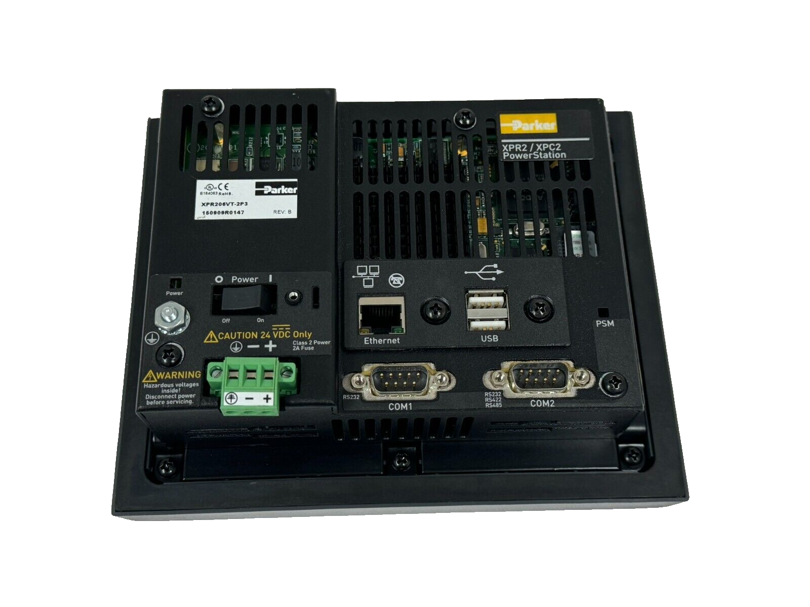 USED PARKER XPR206VT-2P3 OPERATOR INTERFACE XPR2 SERIES REV. B ...