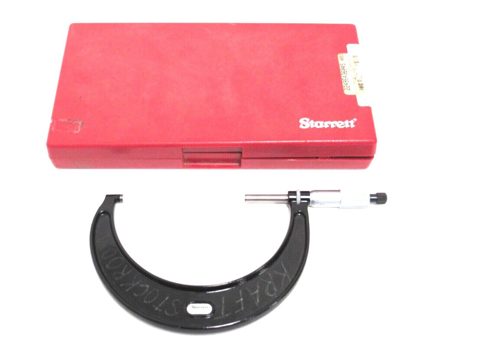 USED STARRETT T436XRL-5 MICROMETER 4-5" T436XRL5 - SB Industrial Supply ...