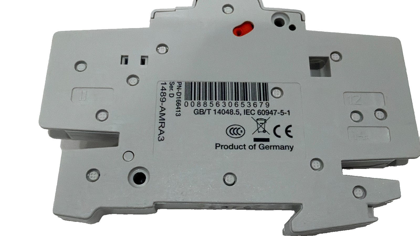 LOT OF 2 ALLEN BRADLEY 1489-AMRA3 AUXILIARY CONTACT SER.D 1489AMRA3 NEW ...