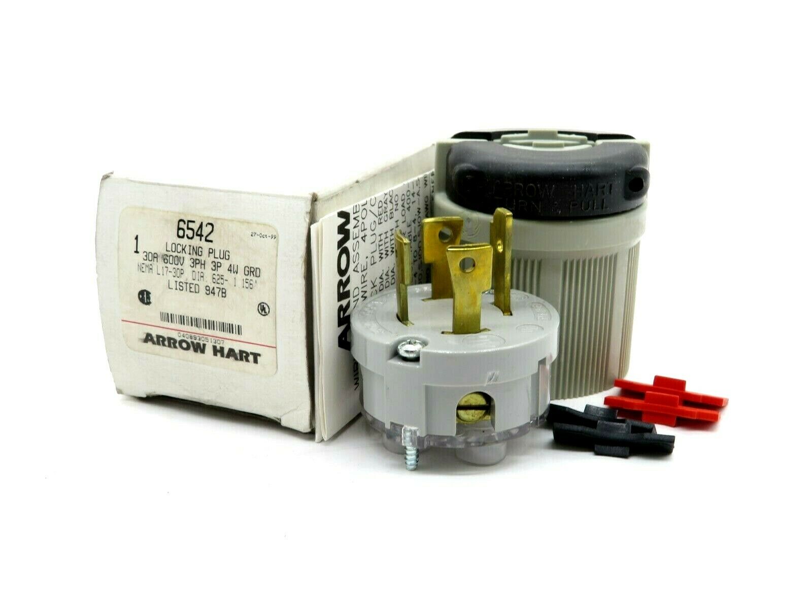 NEW ARROW HART 6542 LOCKING PLUG - SB Industrial Supply, Inc.