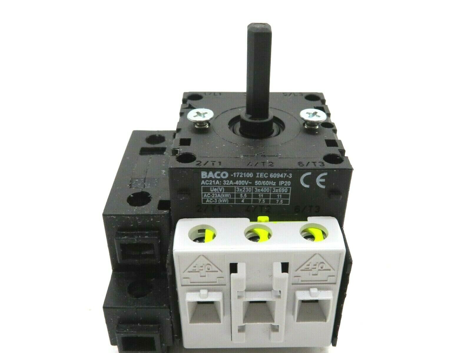 NEW BACO CONTROLS 0172111-1 DISCONNECT SWITCH 172100 172179 01721111 ...
