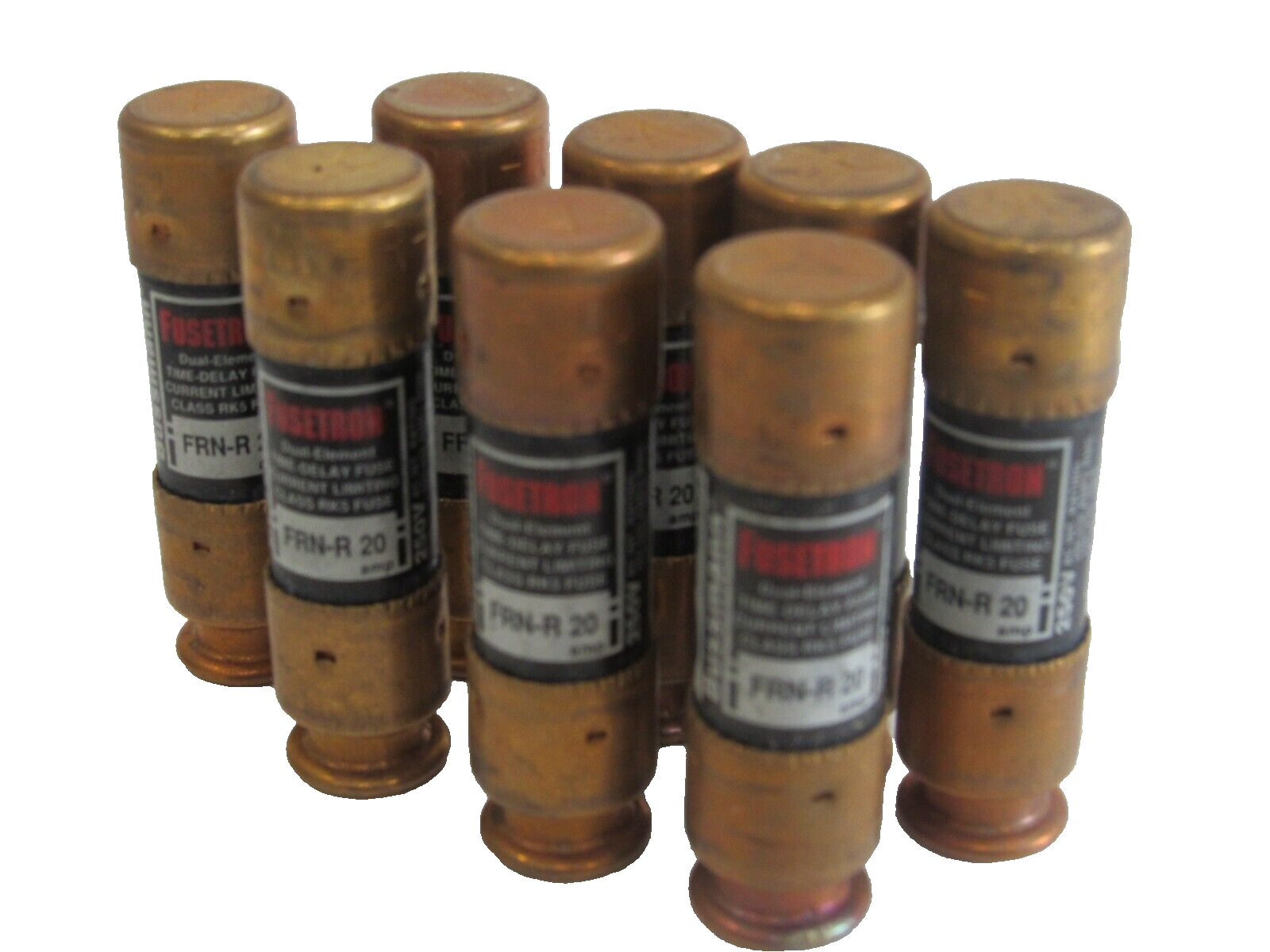 NEW BUSSMANN FRN-R-20 FUSES FRNR20 BOX OF 8 - SB Industrial Supply, Inc.