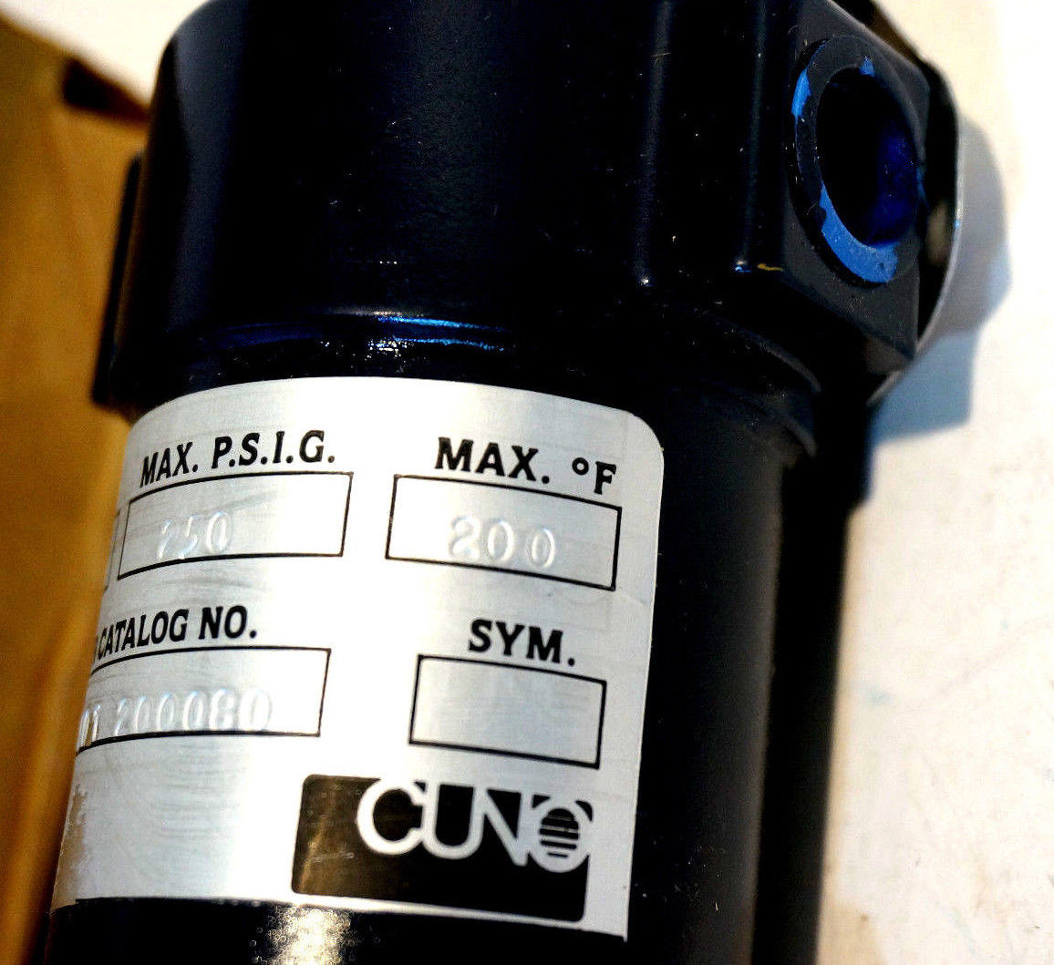 NEW CUNO 1313601 200080 FILTER 250 PSIG 1313601200080 - SB Industrial ...