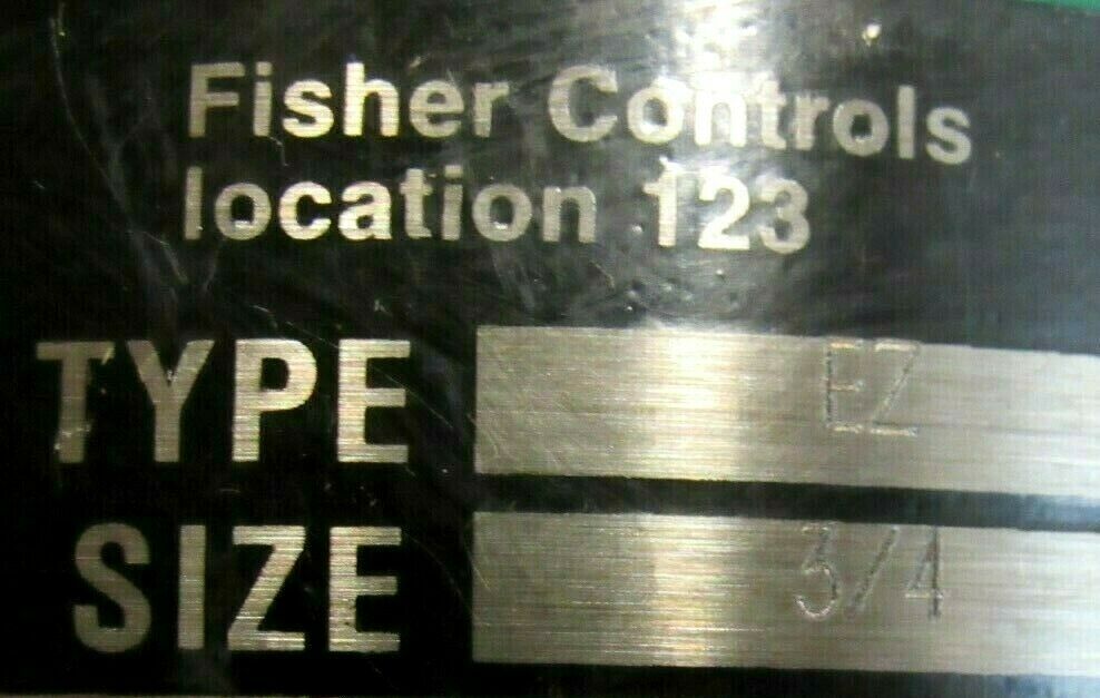NEW FISHER 667 CONTROL VALVE SIZE 30 DVC5010 3/4" 304 - SB Industrial ...