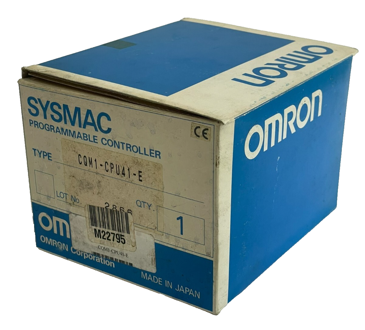 NEW OMRON CQM1-CPU41E PROGRAMMABLE CONTROLLER CQM1CPU41E - SB Industrial Supply, Inc.