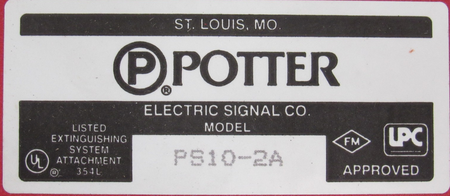 NEW POTTER PS10-2A PRESSURE SWITCH PS102A - SB Industrial Supply, Inc.