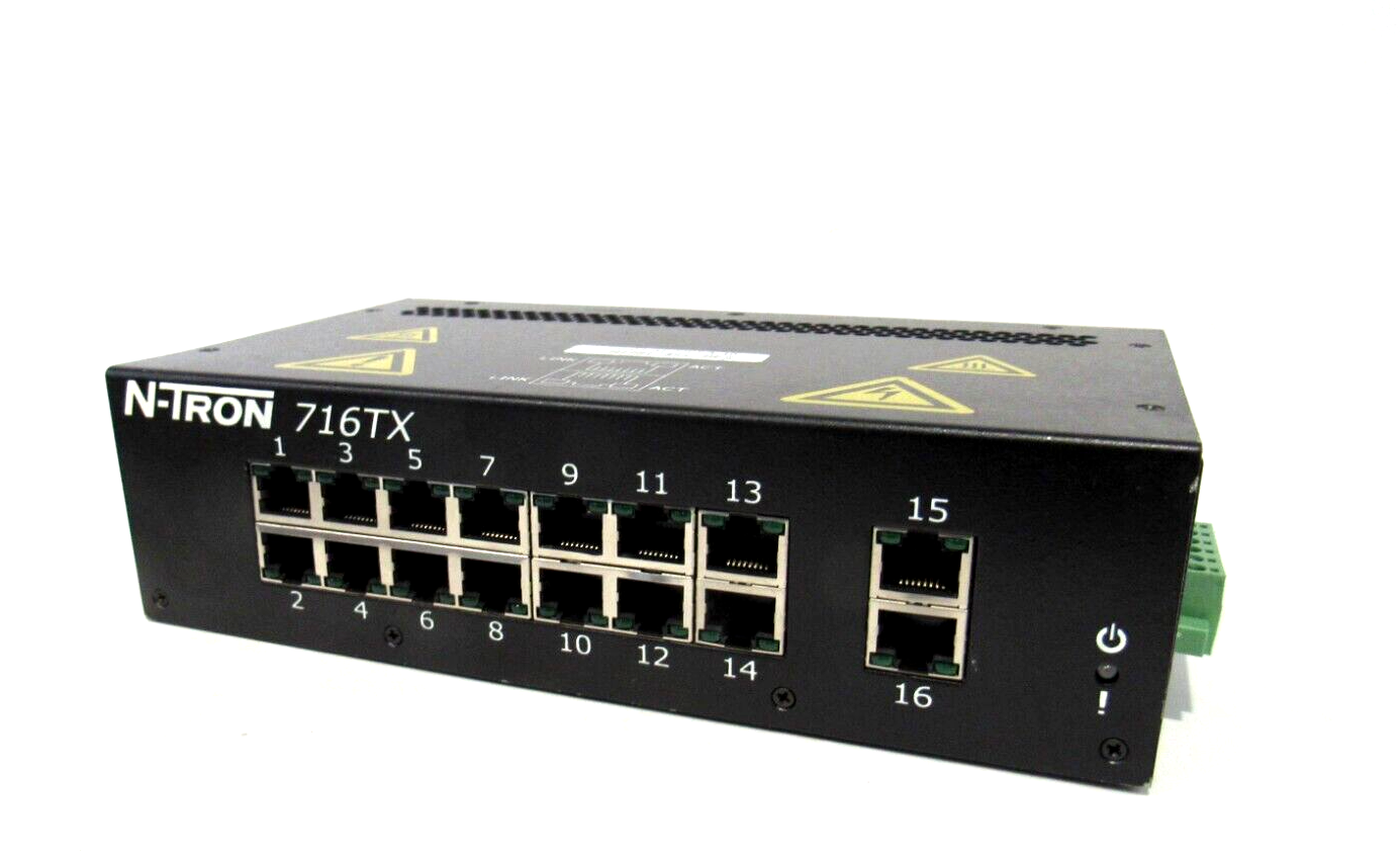 NEW RED LION CONTROLS 716TX N-TRON ETHERNET SWITCH - SB Industrial ...