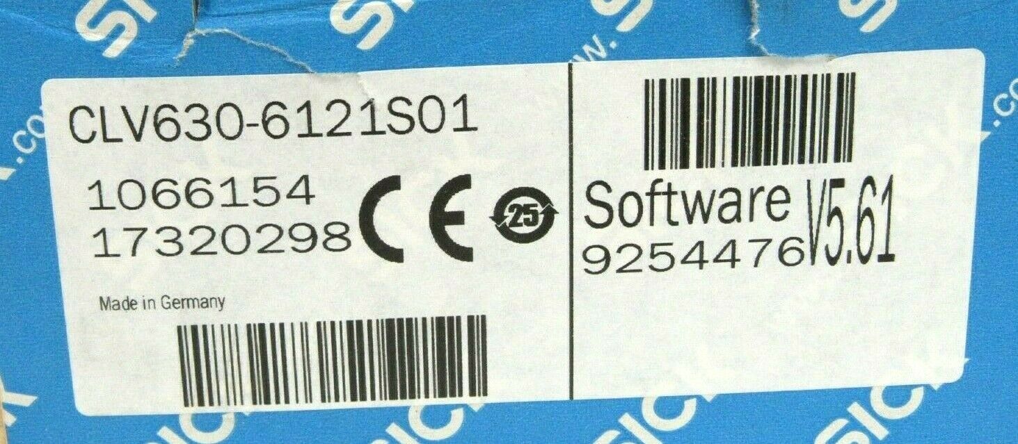 NEW SICK CLV630-6121S01 BARCODE SCANNER CLV6306121S01 - SB Industrial ...