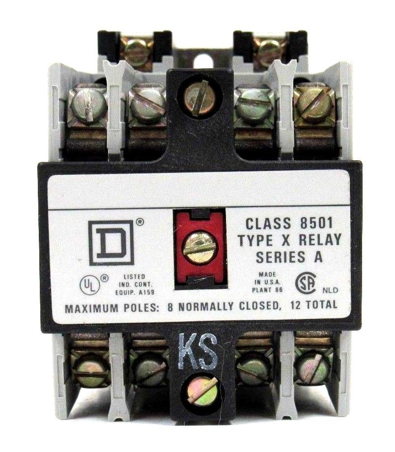 NEW SQUARE D 8501-XO-60 RELAY TYPE X 8501XO60 - SB Industrial Supply, Inc.
