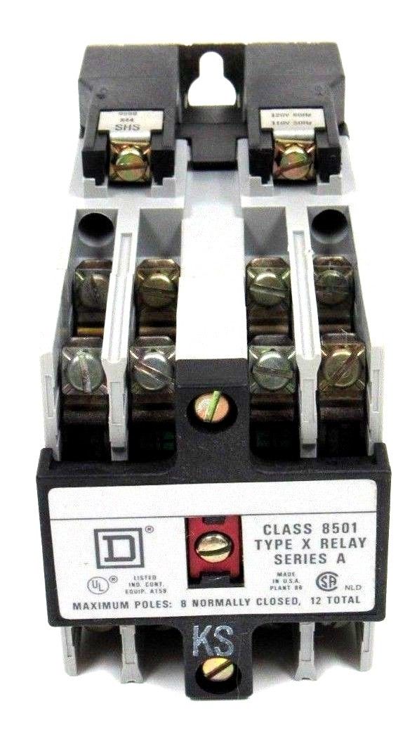 NEW SQUARE D 8501-XO-60 RELAY TYPE X 8501XO60 - SB Industrial Supply, Inc.