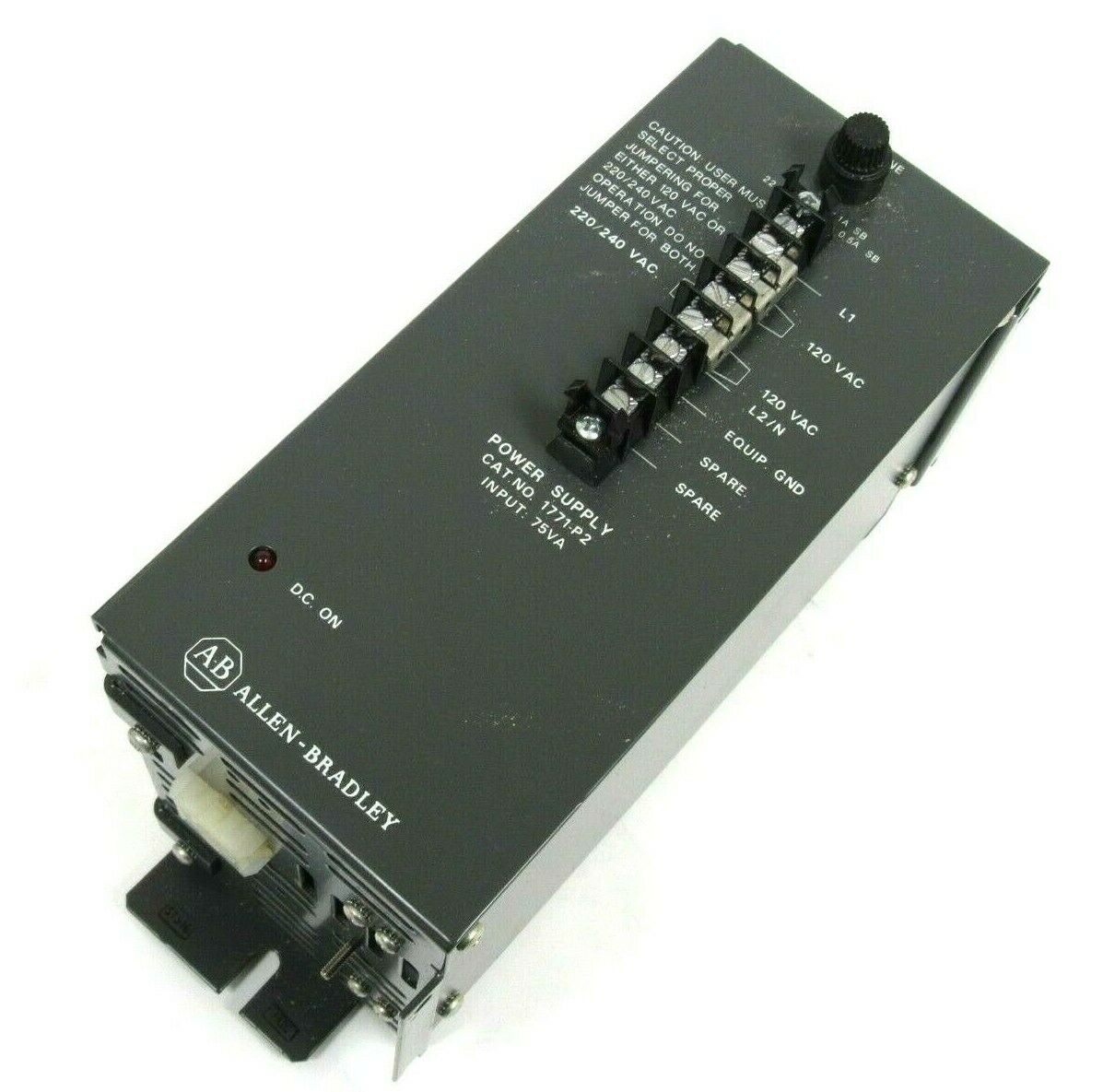 REFURBISHED ALLEN BRADLEY 1771-P2 SER. B POWER SUPPLY 1771P2 - SB ...
