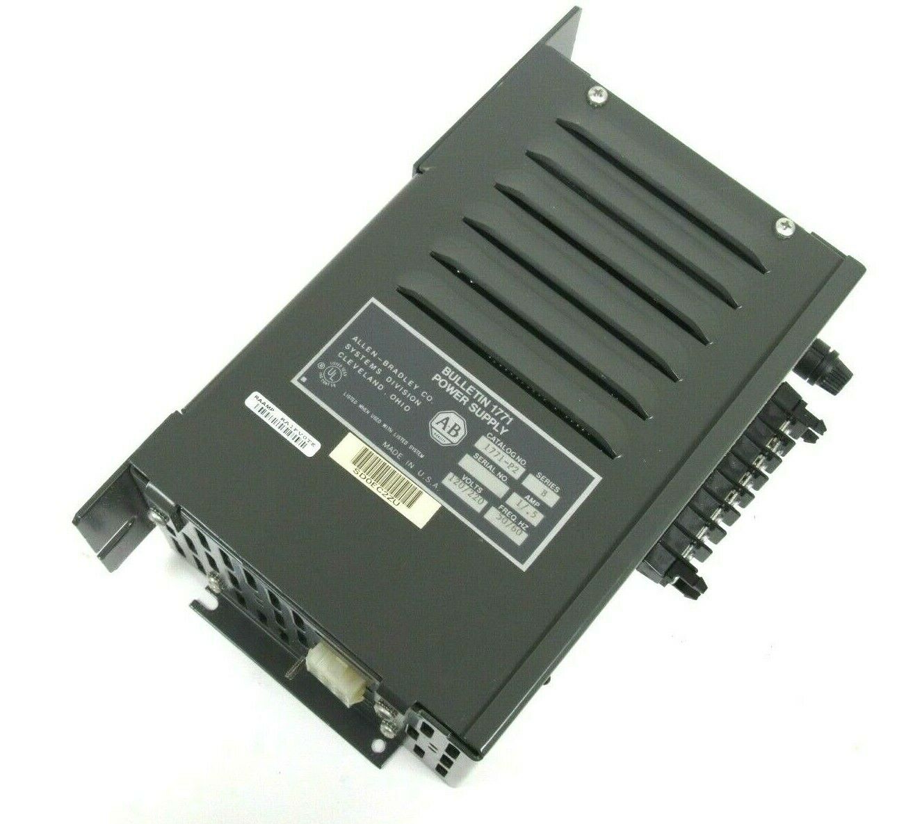 REFURBISHED ALLEN BRADLEY 1771-P2 SER. B POWER SUPPLY 1771P2 - SB ...