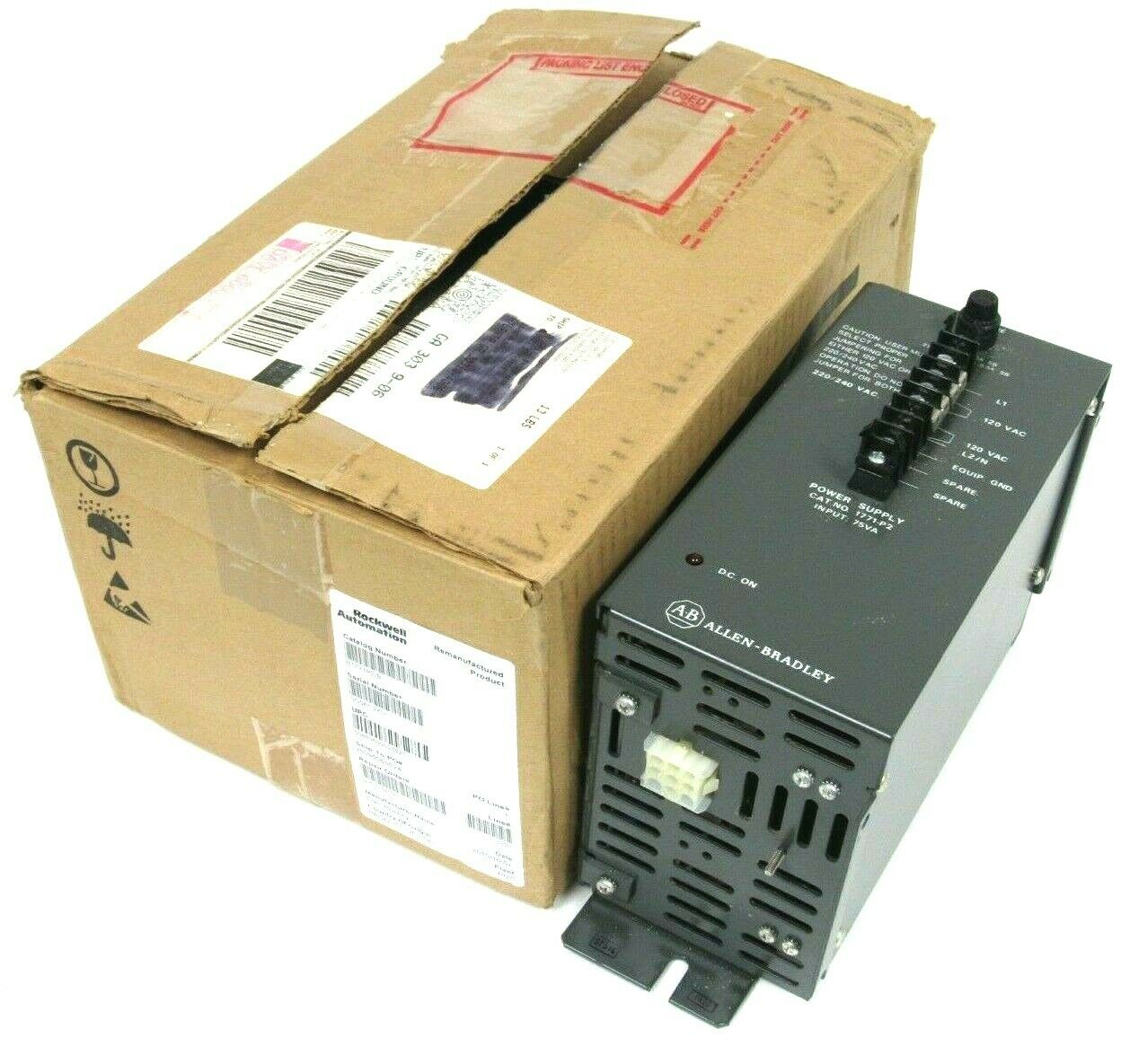 REFURBISHED ALLEN BRADLEY 1771-P2 SER. B POWER SUPPLY 1771P2 - SB ...