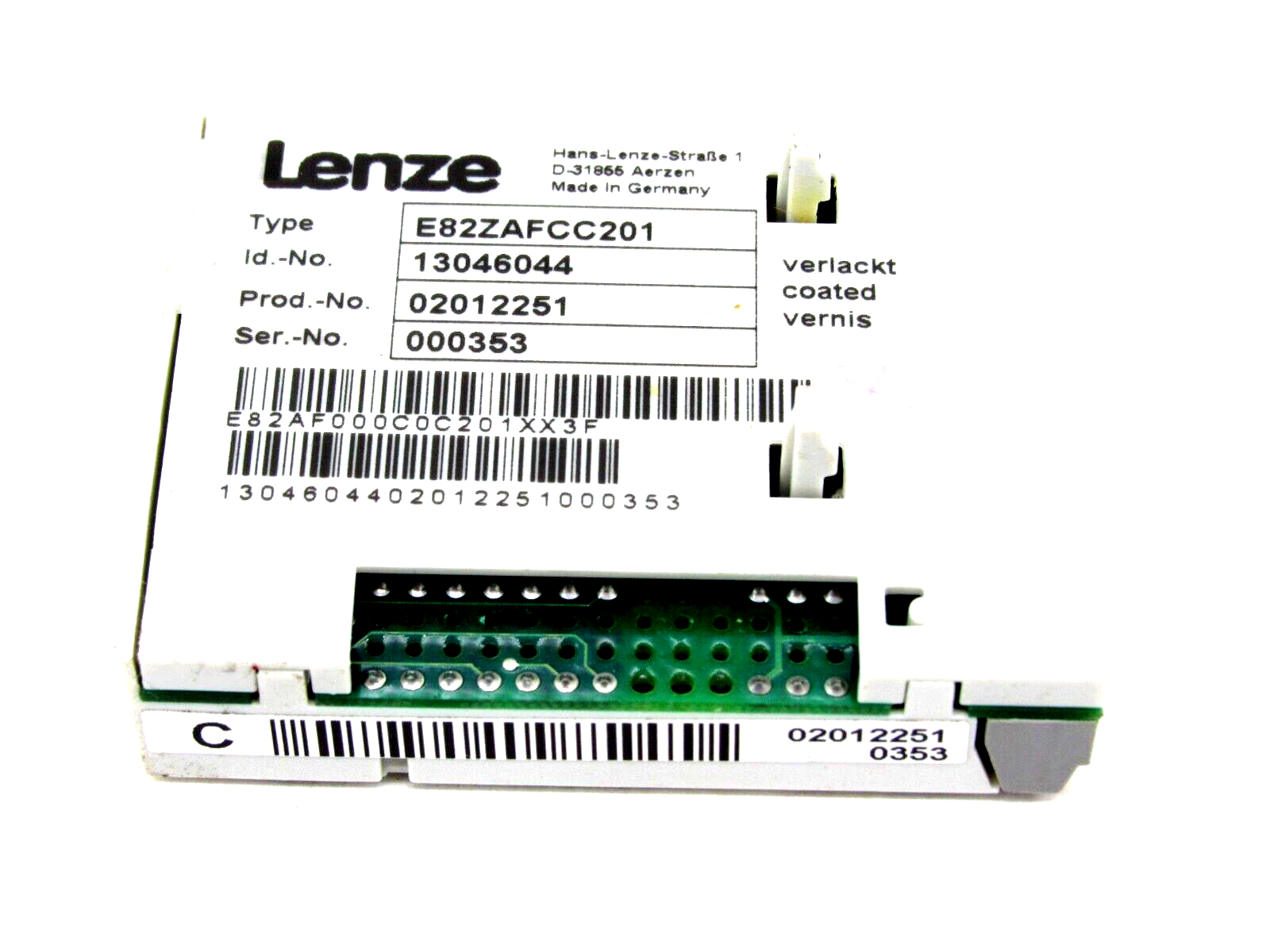 USED LENZE E82ZAFCC201 MODULE - SB Industrial Supply, Inc.
