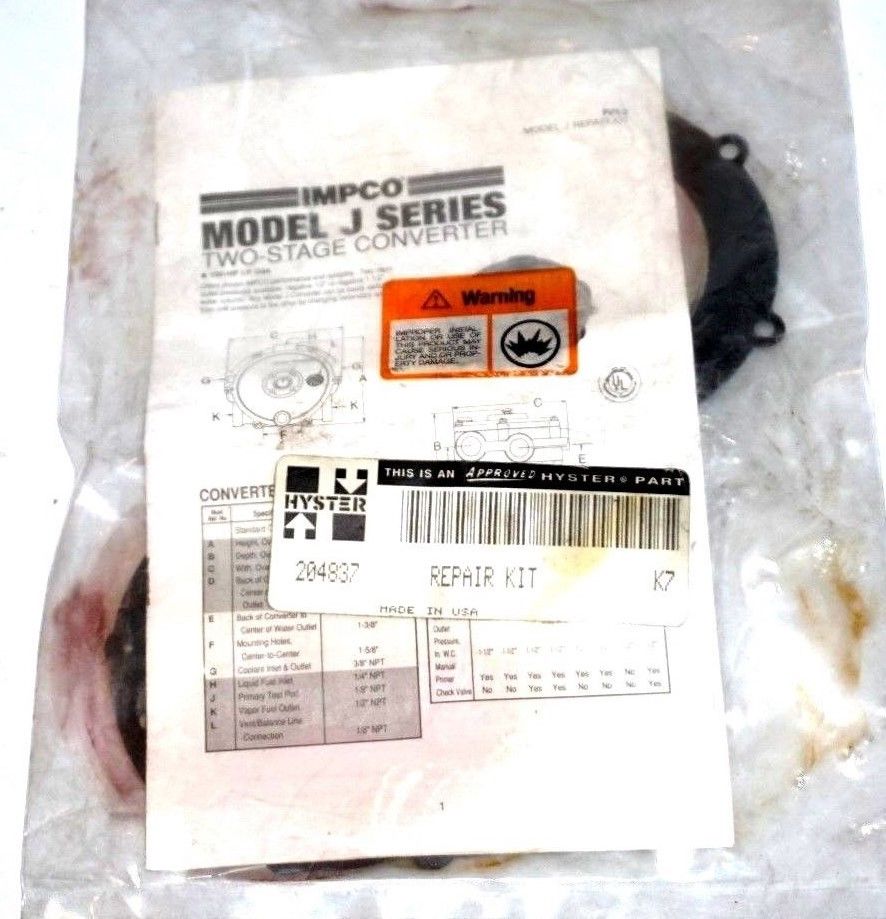 3 NEW IMPCO PPI-3 MODEL J TWO STAGE CONVERTER REPAIR KITS - SB ...