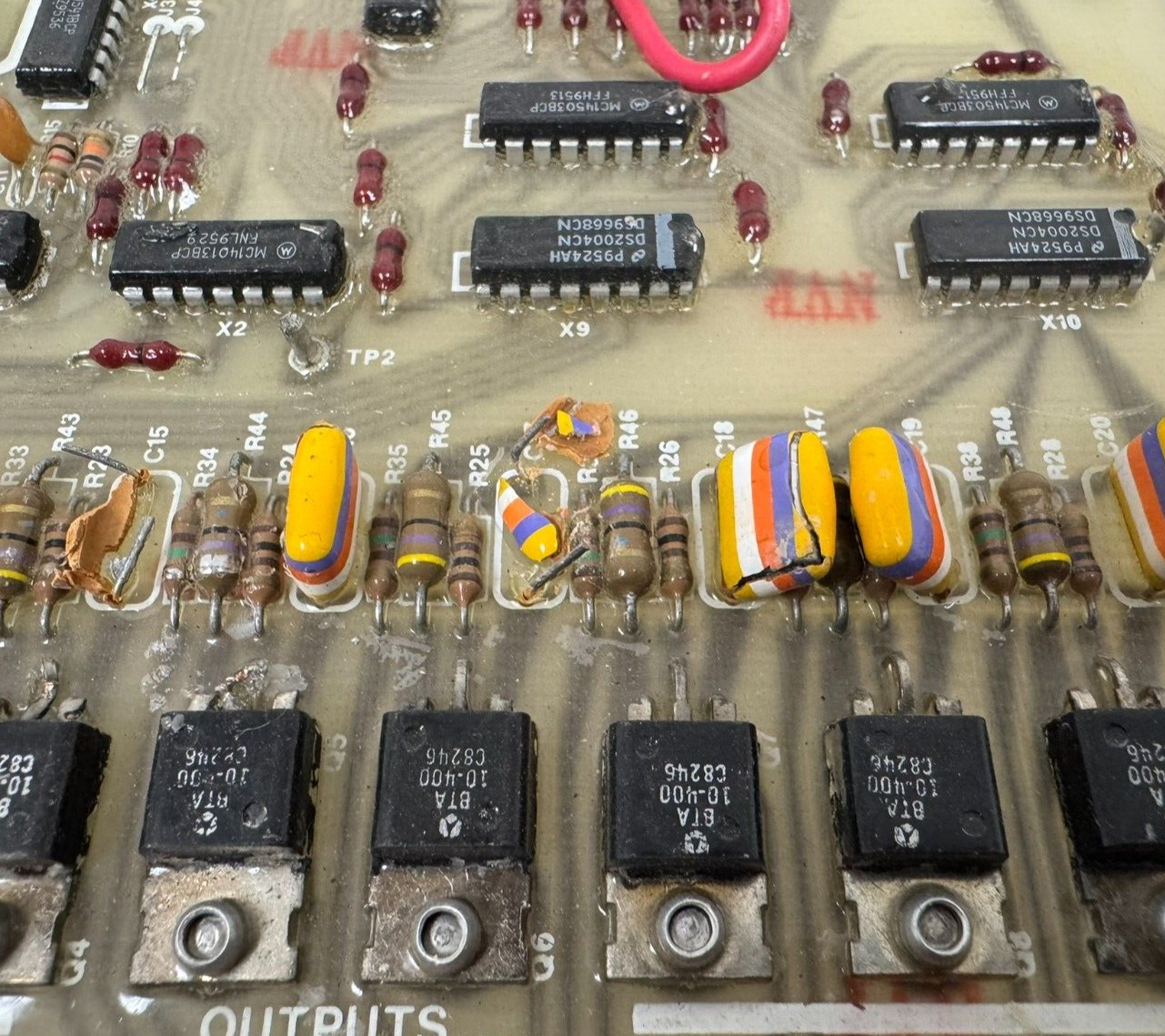 NCC DNC-T2010-A10 PROGRAM CONTROL BOARD 105-135VAC DNCT2010A10 *FOR ...