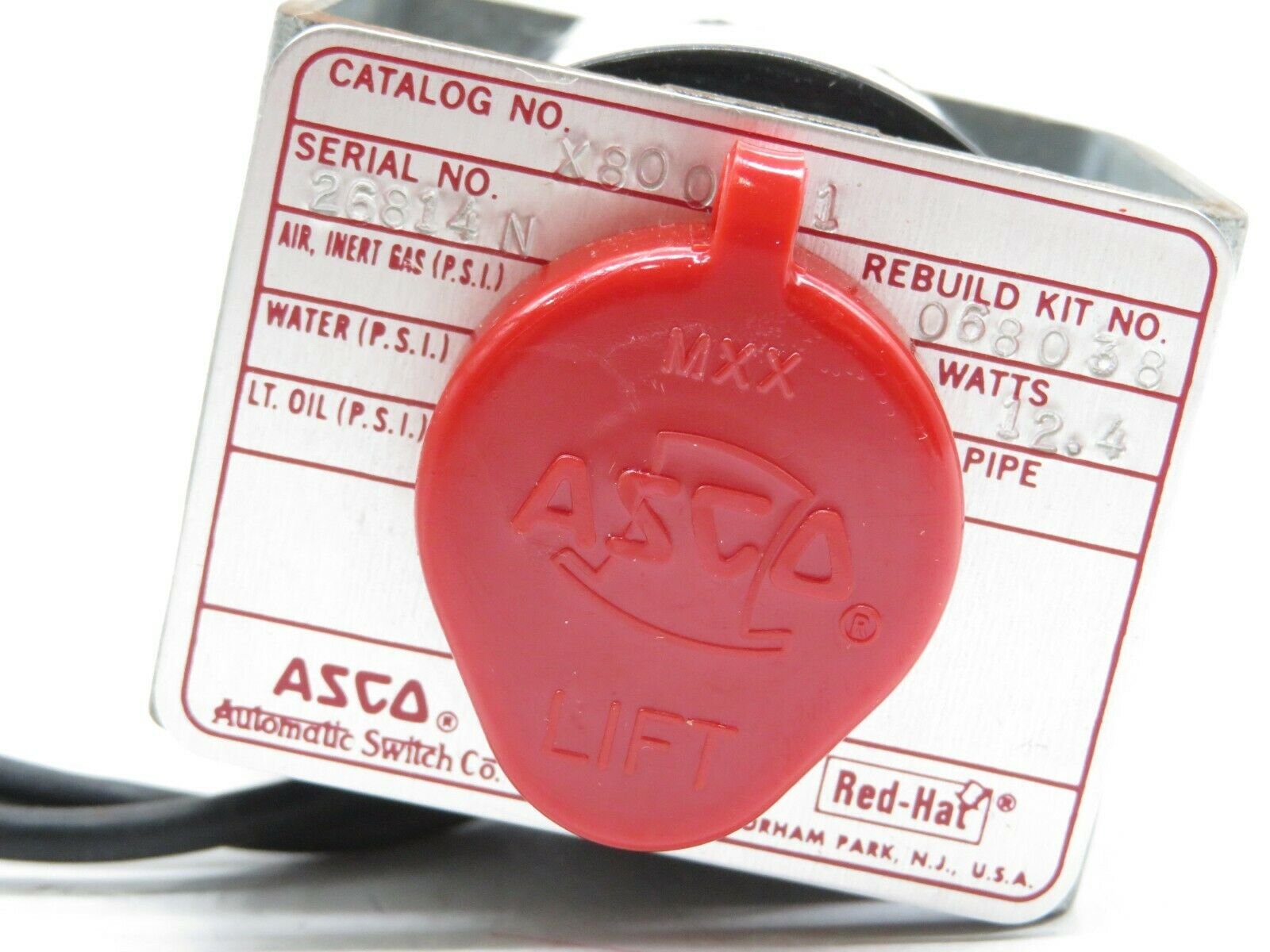 NEW ASCO 068038 SOLENOID VALVE X8003-1 - SB Industrial Supply, Inc.