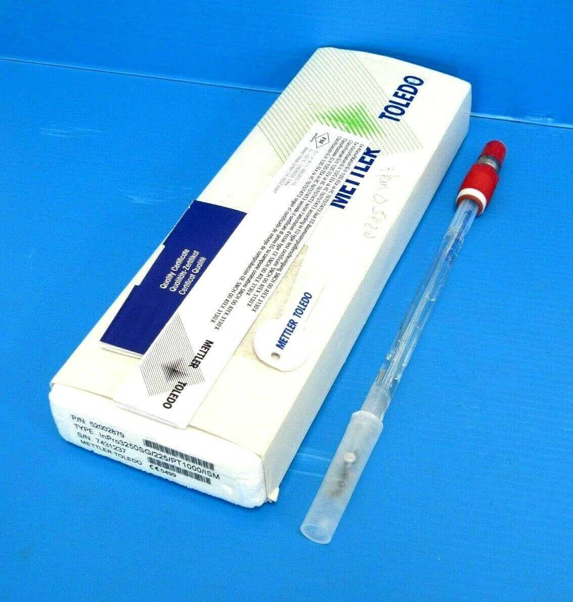 NEW METTLER TOLEDO 3250SG /225 /PT1000 /ISM PH PROBE 52002879 - SB ...