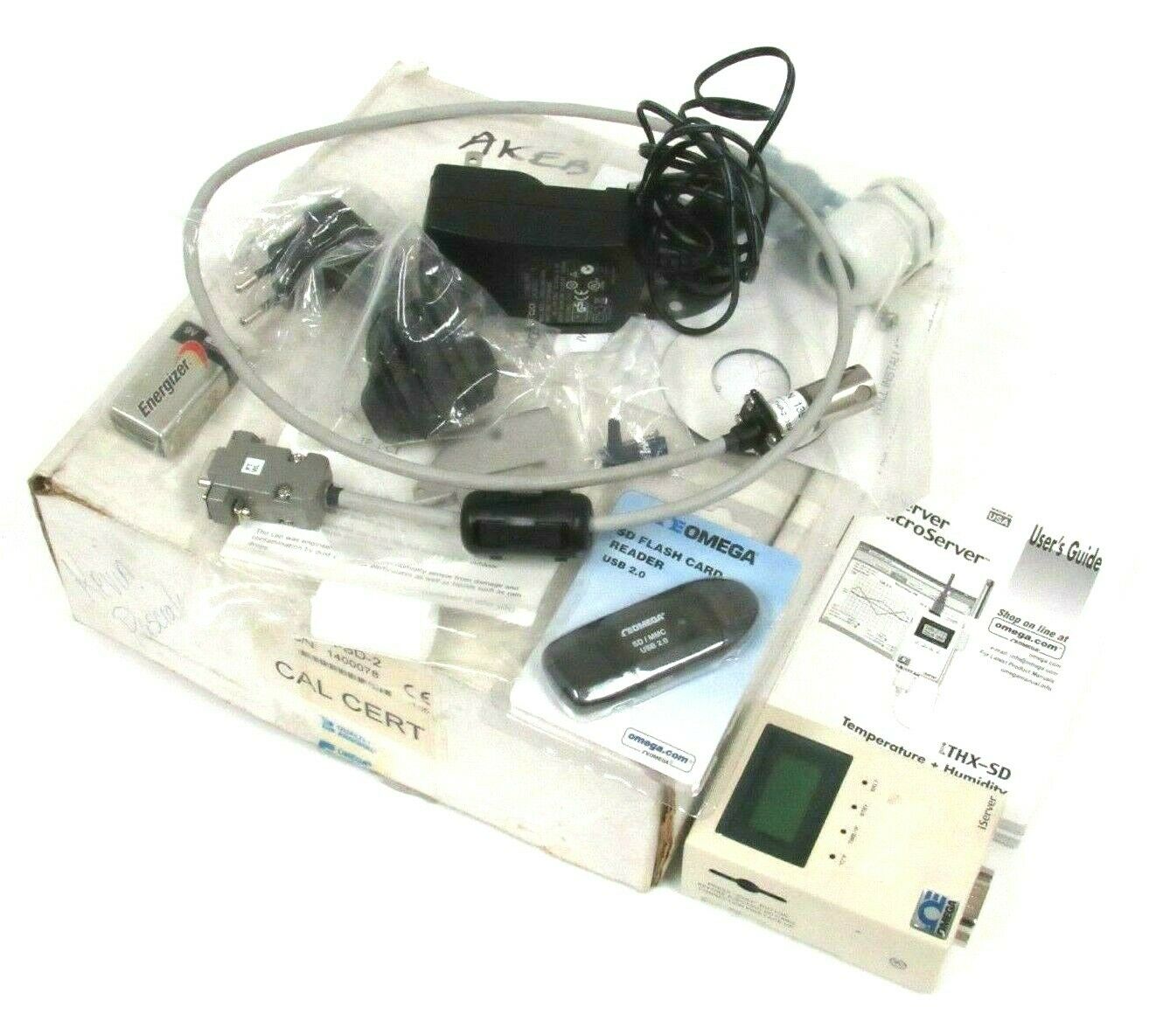 NEW OMEGA ITHX-SD-2 CHART RECORDER ISERVER TEMPERATURE HUMIDTY MODULE ...