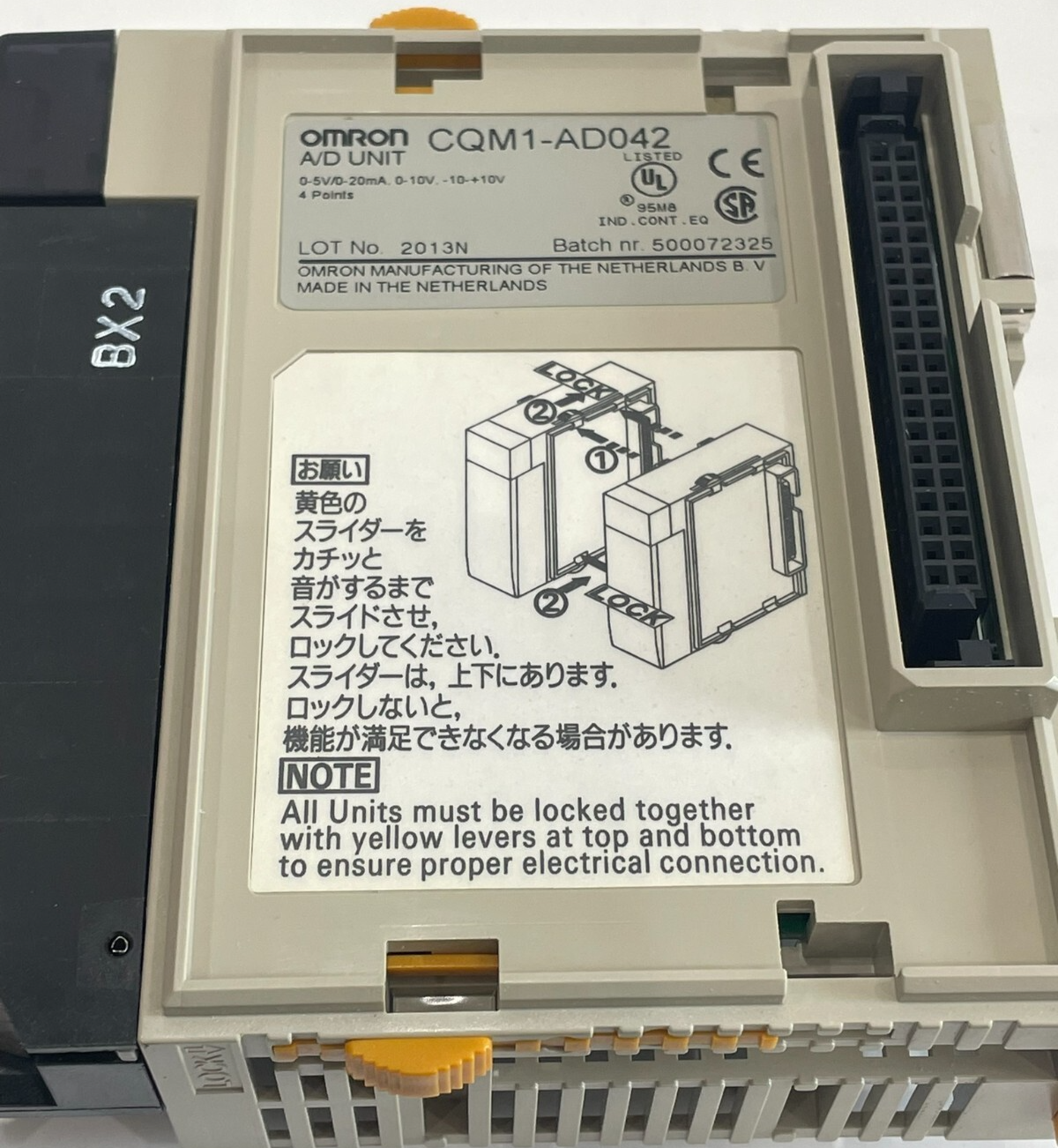 NEW OMRON CQM1-AD042 ANALOGUE INPUT UNIT CQM1AD042 - SB Industrial ...