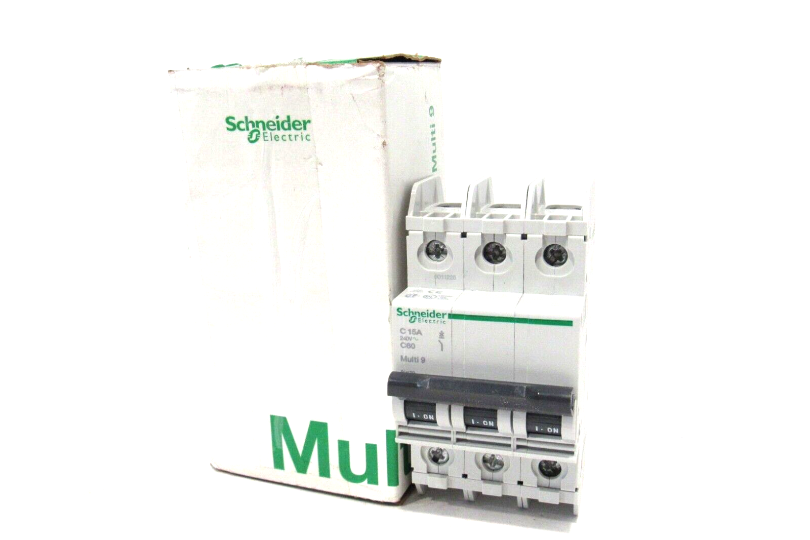 NEW SCHNEIDER ELECTRIC 60179 CIRCUIT BREAKER C15A 240V C60 MULTI 9 - SB ...