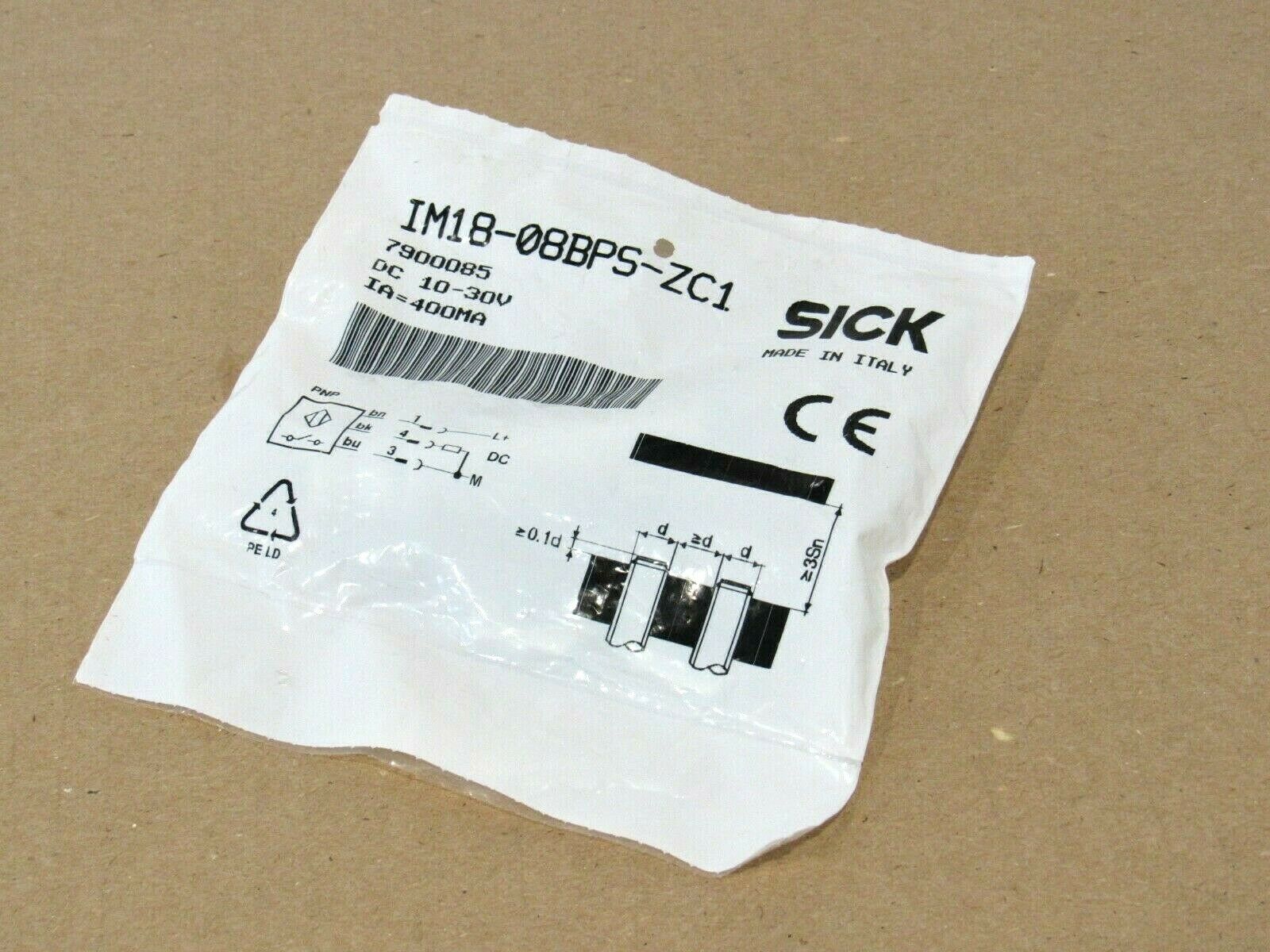NEW SICK IM18-08BPS-ZC1 PROXIMITY SENSOR 7900085 IM1808BPSZC1 - SB ...