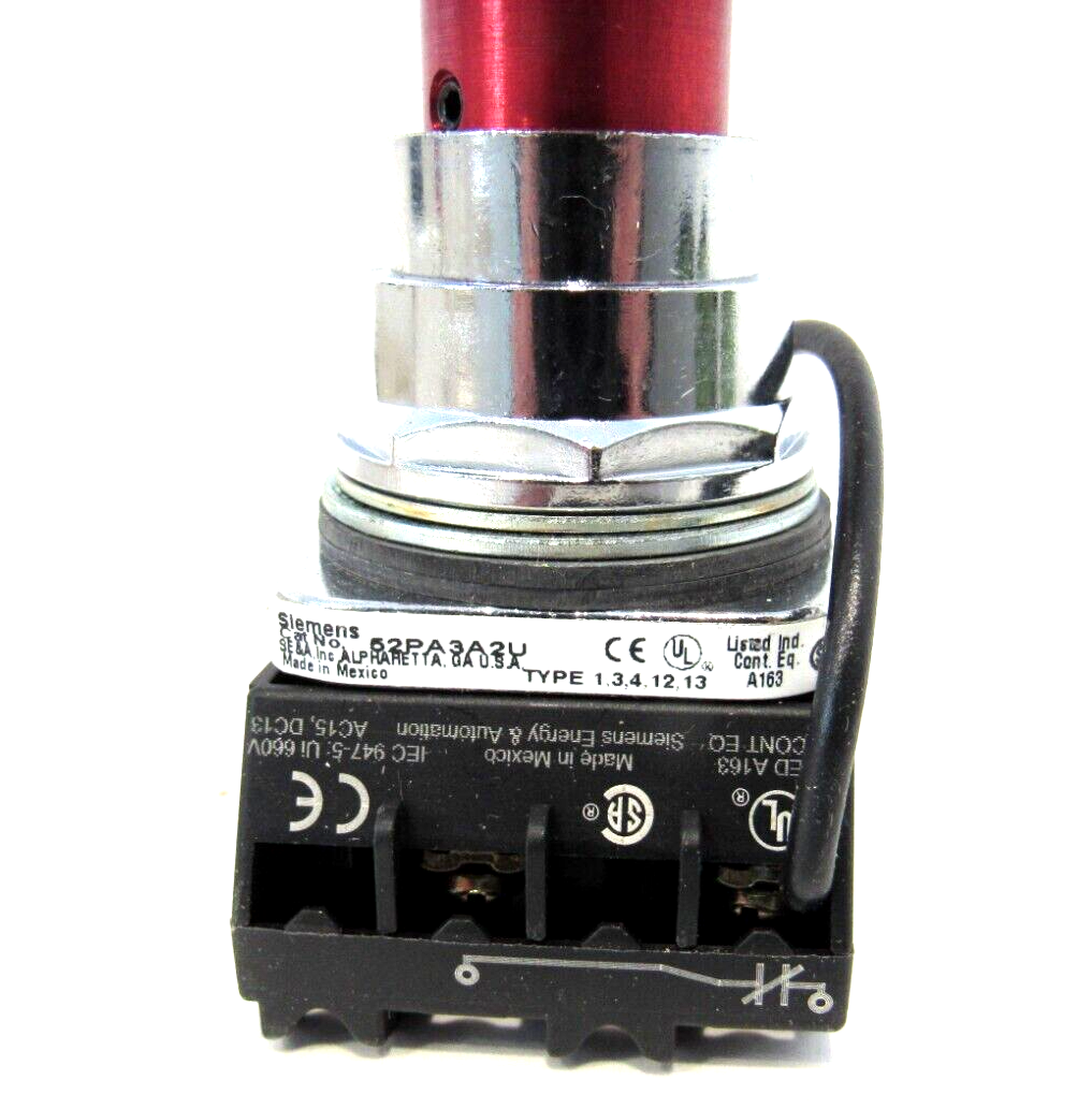 NEW SIEMENS 52PA3A2U PUSHBUTTON - SB Industrial Supply, Inc.